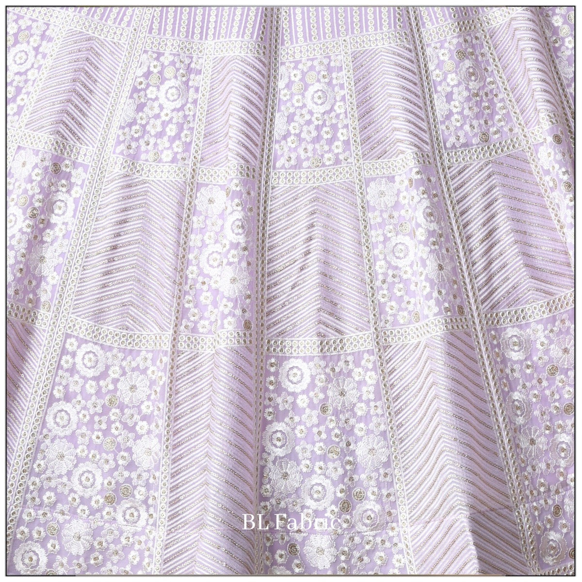Light Purple color Sequence Embroidery work Designer Wedding Lehenga C ...