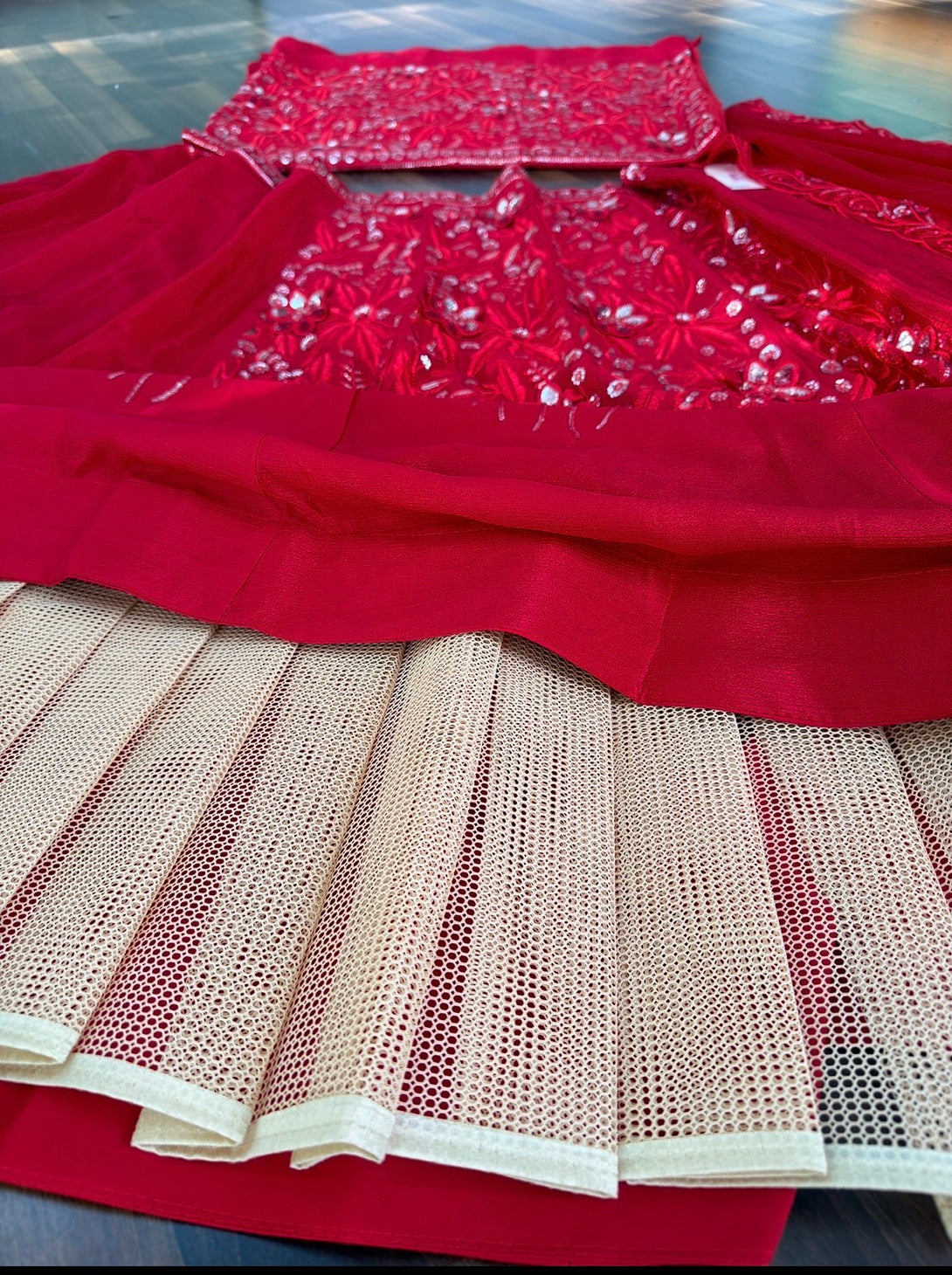 Red color Sequence Embroidery work Designer Lehenga Choli BL1662 – BL ...